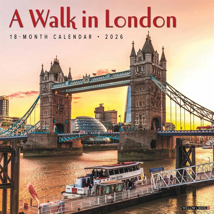 A Walk In London Calendar 2026 – Wall Calendars