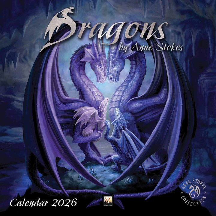 Anne Stokes, Dragons Calendar 2026 – Wall Calendars